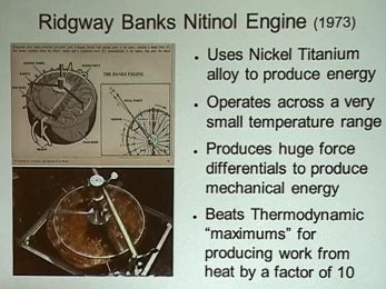 The Amazing Nitinol Heat Engine: Clean, Abundant Free Energy